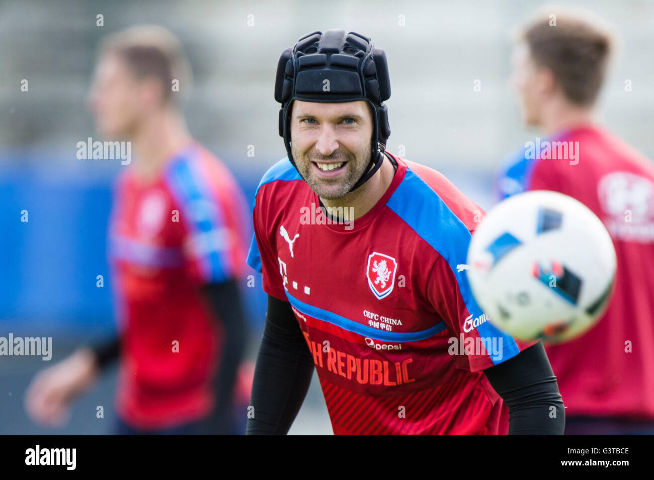 Attends czech national teams training session hi-res stock photography ...