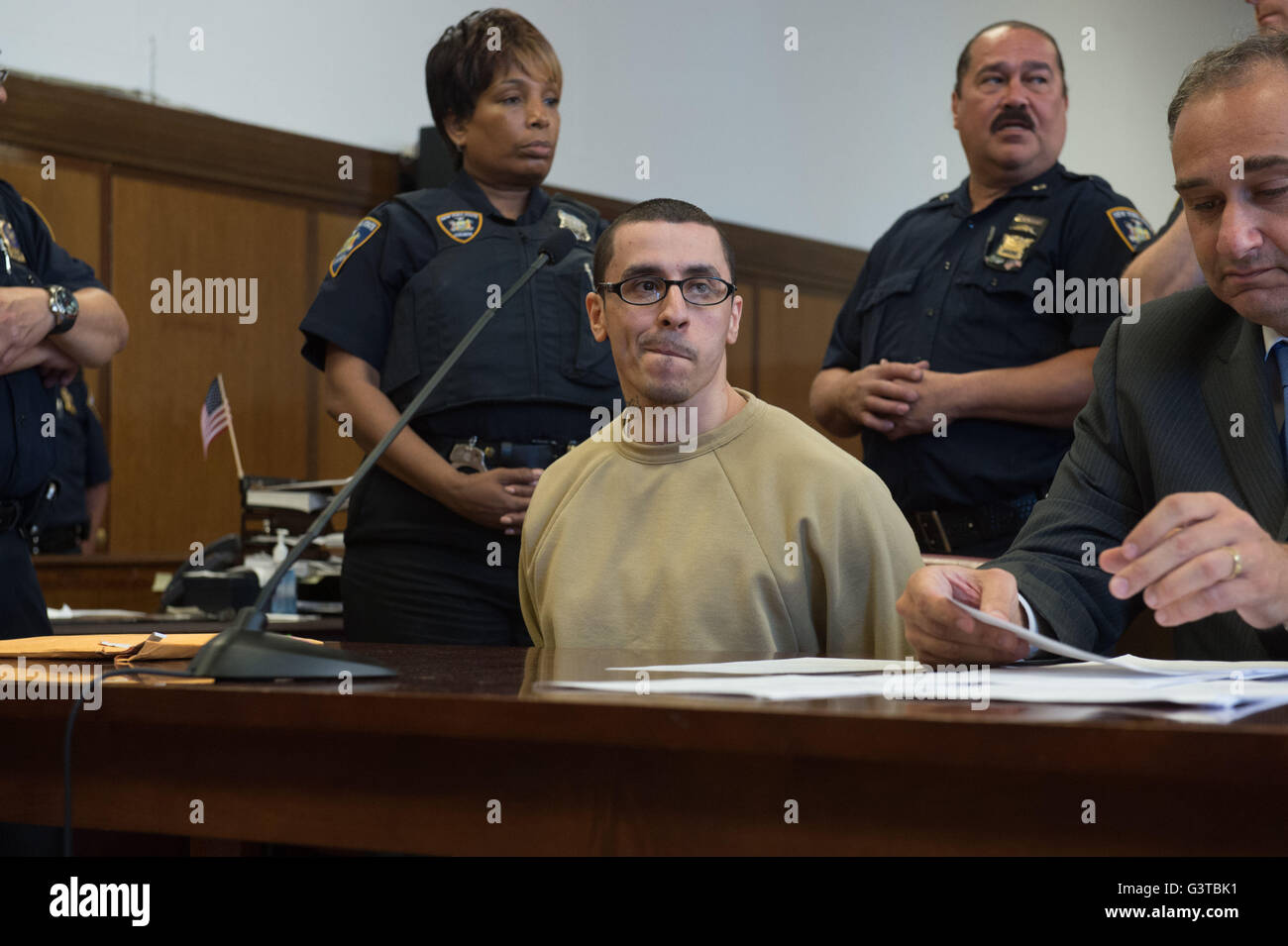 New York, NY, USA. 14th June, 2016. ELLIOT MORALES, left, with his ...