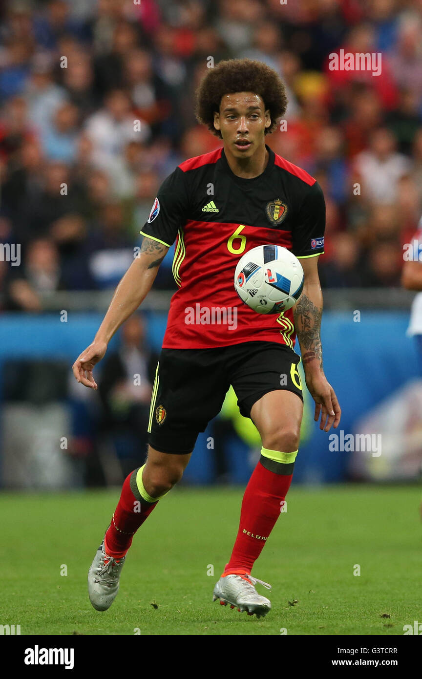 : Witsel in action during football match of Euro 2016 in France between ...