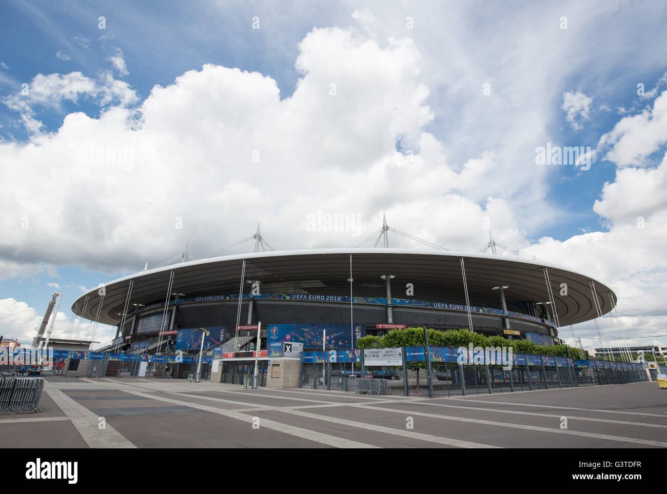 Soccer Stadium Outside View