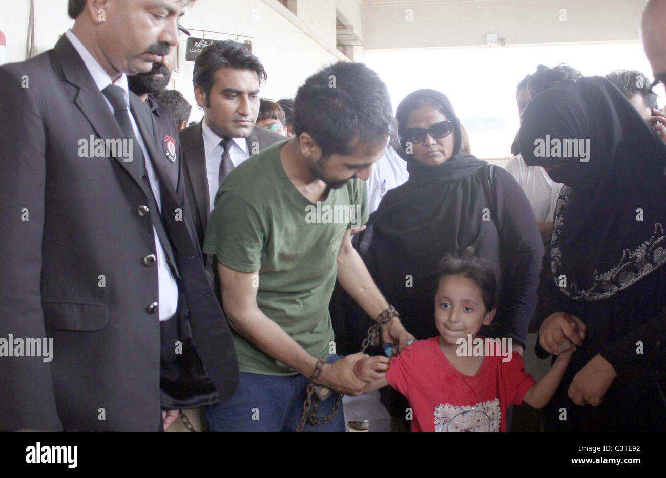 Lahore, Pakistan. 15th June, 2016. Key suspect in the Halima murder ...