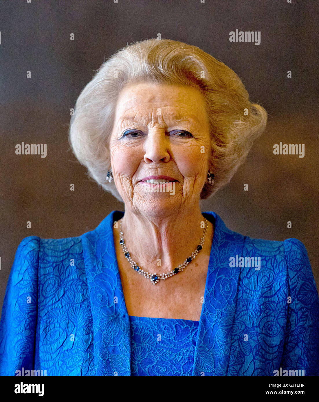 Dutch Princess Beatrix attends the ceremony for the Silver Carnation ...