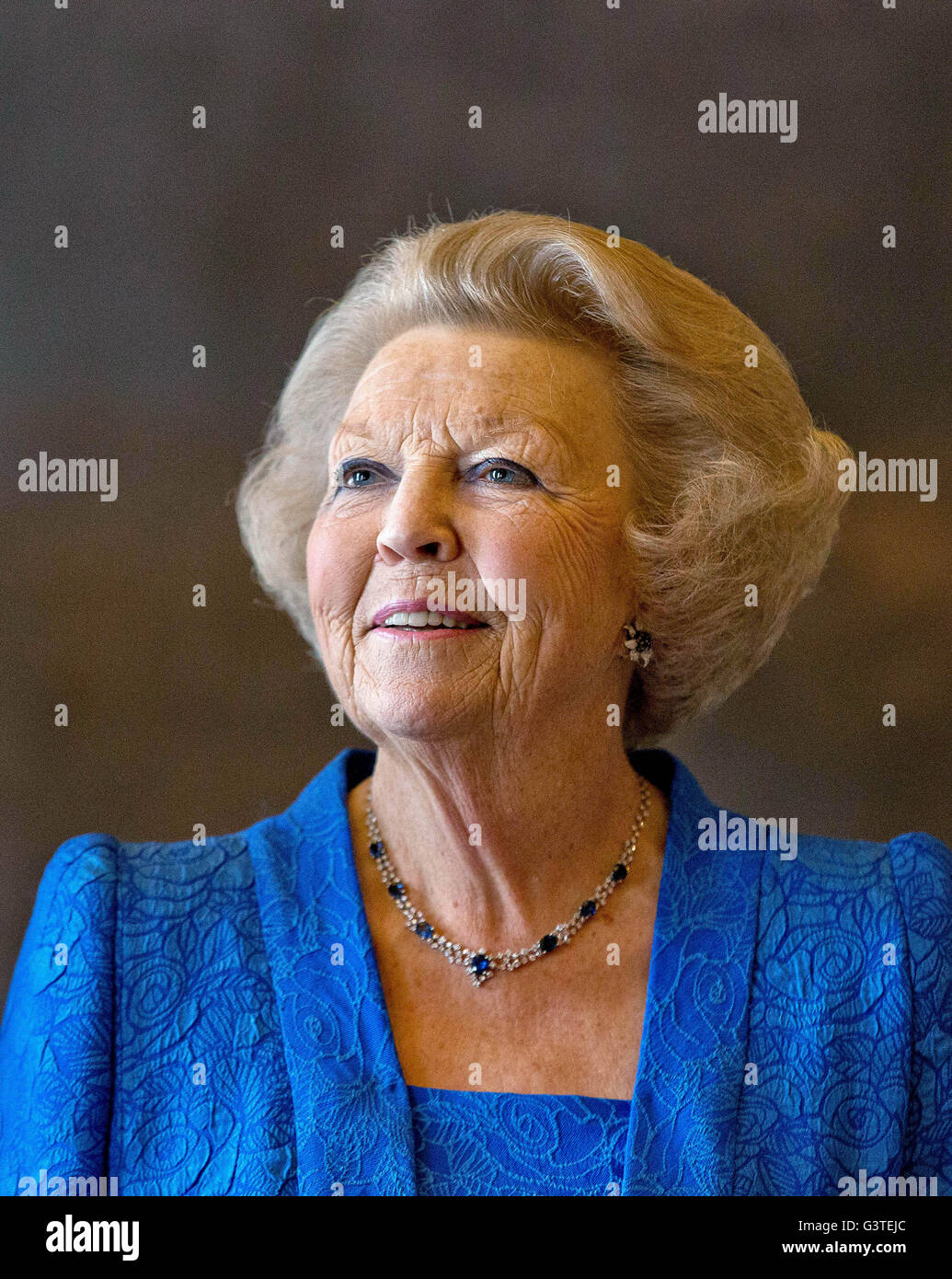 Dutch Princess Beatrix attends the ceremony for the Silver Carnation ...