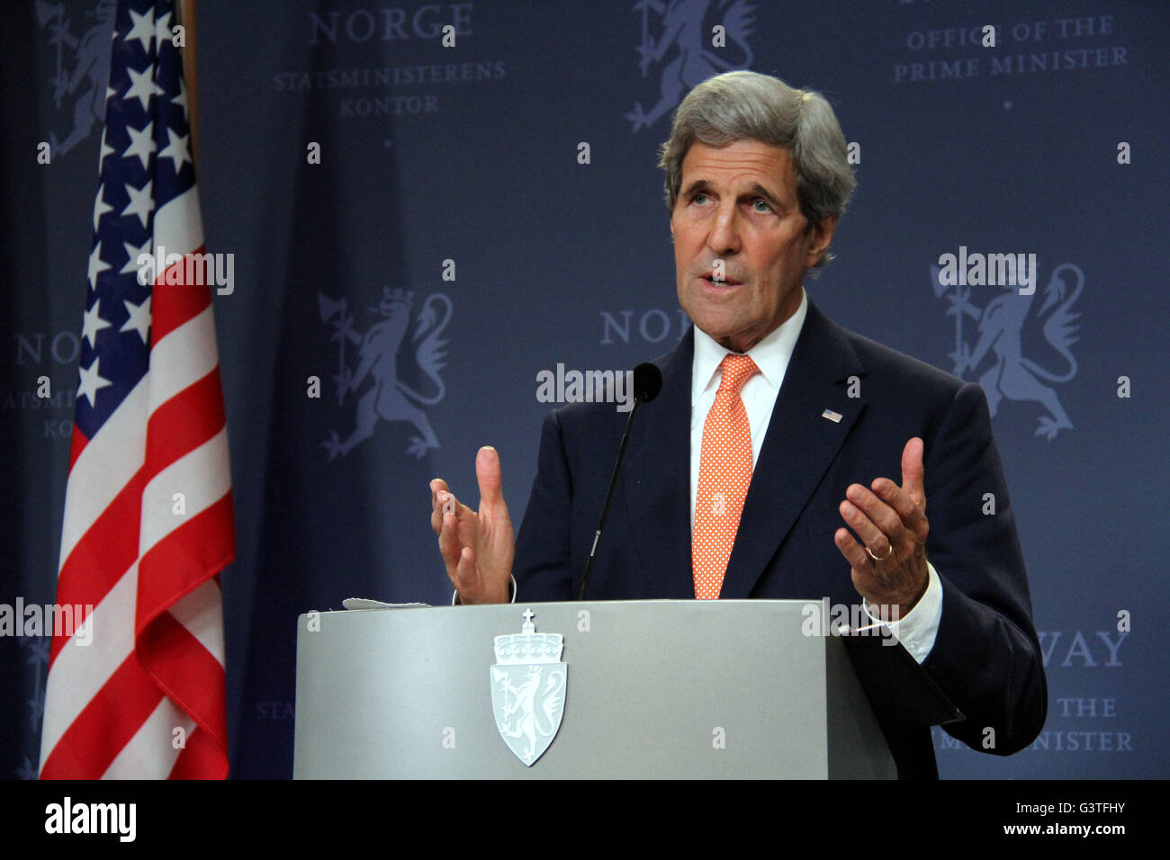 Norways prime minister erna solberg hi-res stock photography and images ...