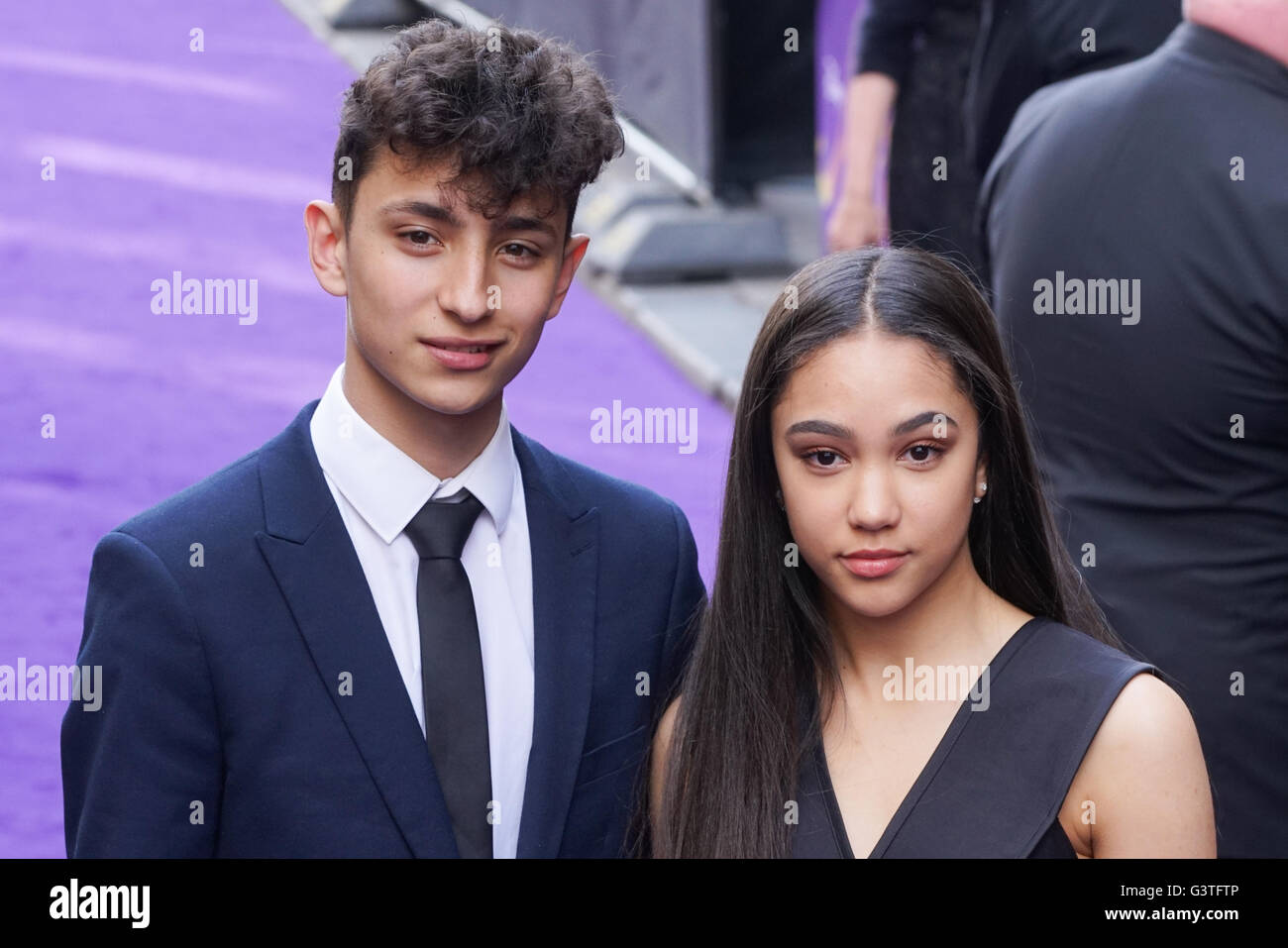 London, UK. 15th June, 2016. : Jade Alleyne,Jayden Revri attend the ...