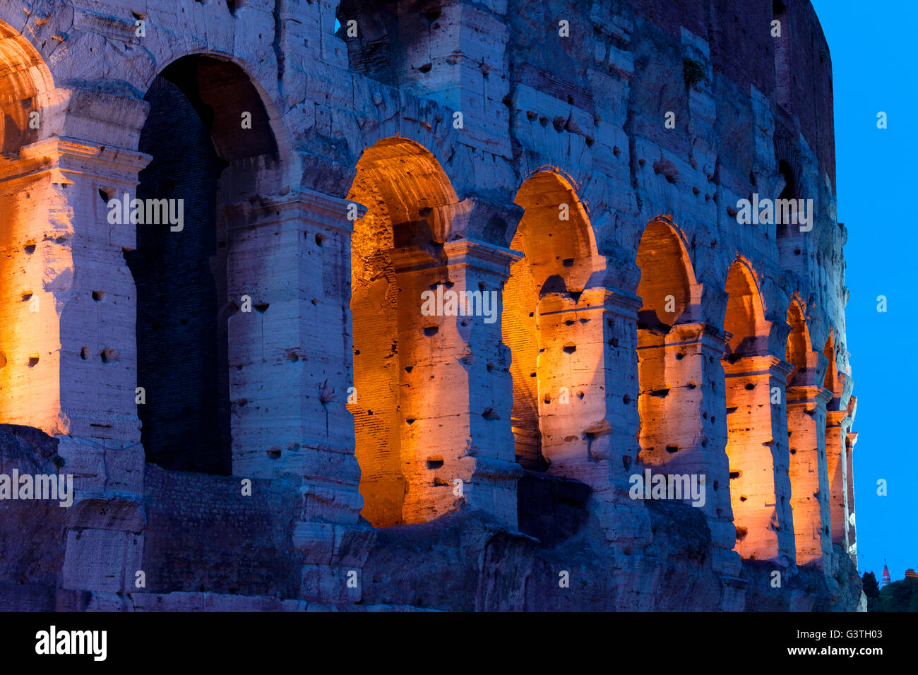 Rome night view hi-res stock photography and images - Alamy
