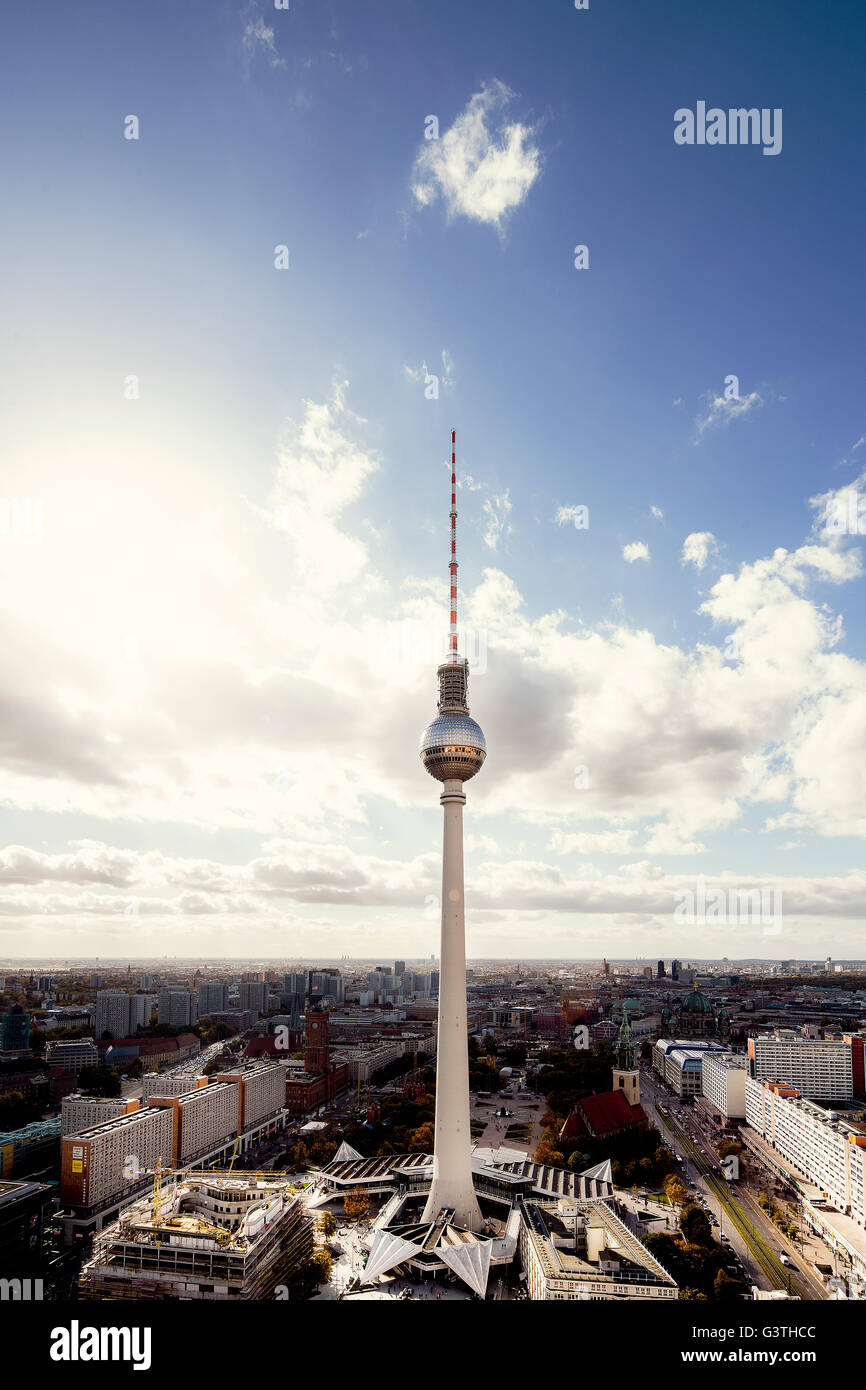 Elevated View Of The Television Tower High Resolution Stock Photography ...