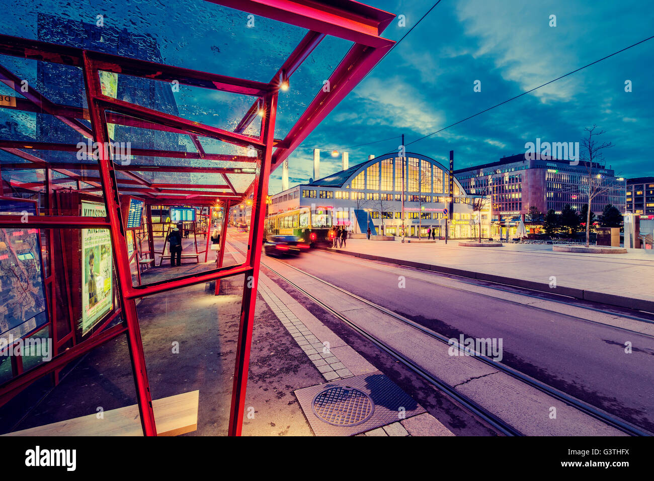 Cable car at night hi-res stock photography and images - Alamy