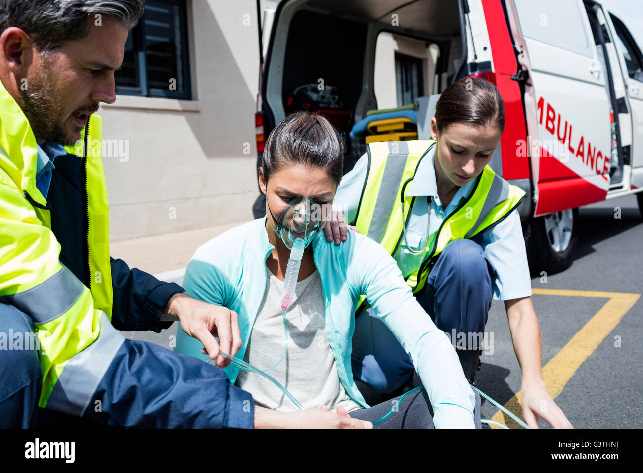 Young men taking medical hi-res stock photography and images - Alamy