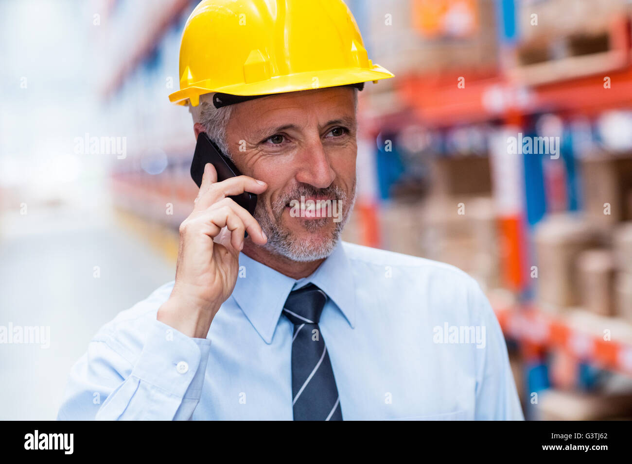 Portrait of man worker Stock Photo - Alamy