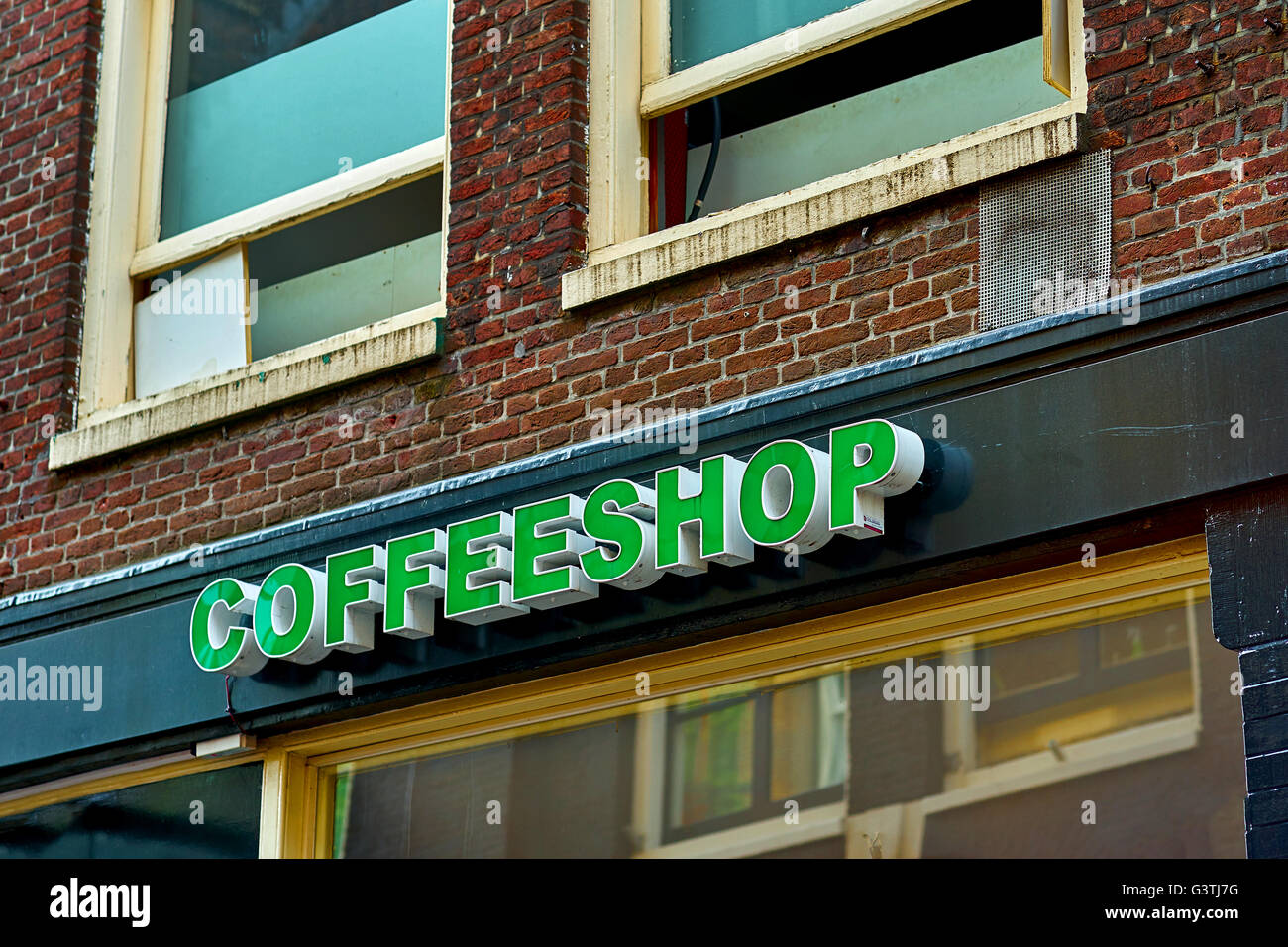 Coffee Shop Sign in Amsterdam, Holland Stock Photo - Alamy