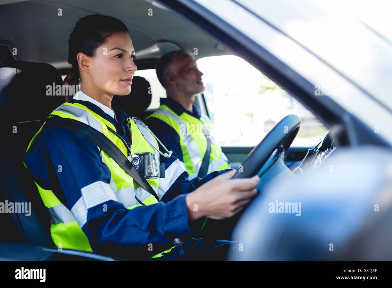 Ambulance driver hi-res stock photography and images - Alamy