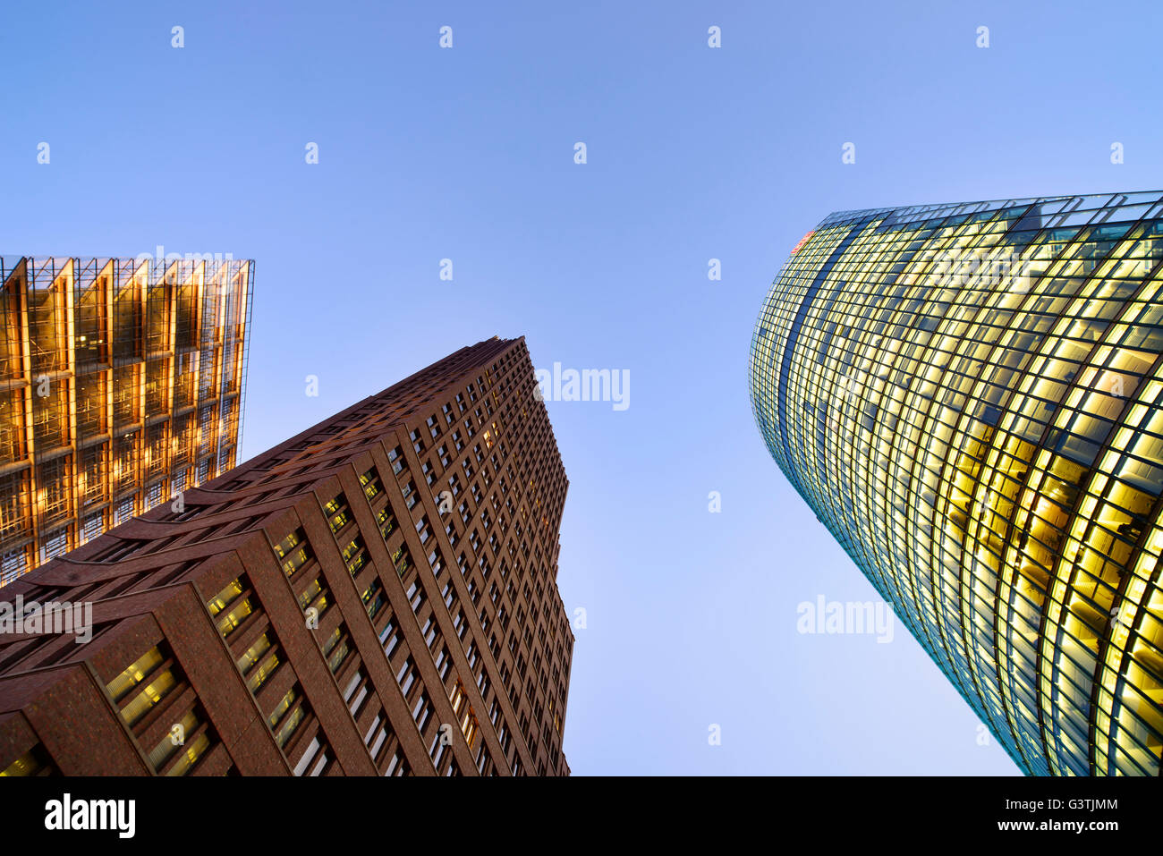 Skyscrapers at potsdamer platz hi-res stock photography and images - Alamy