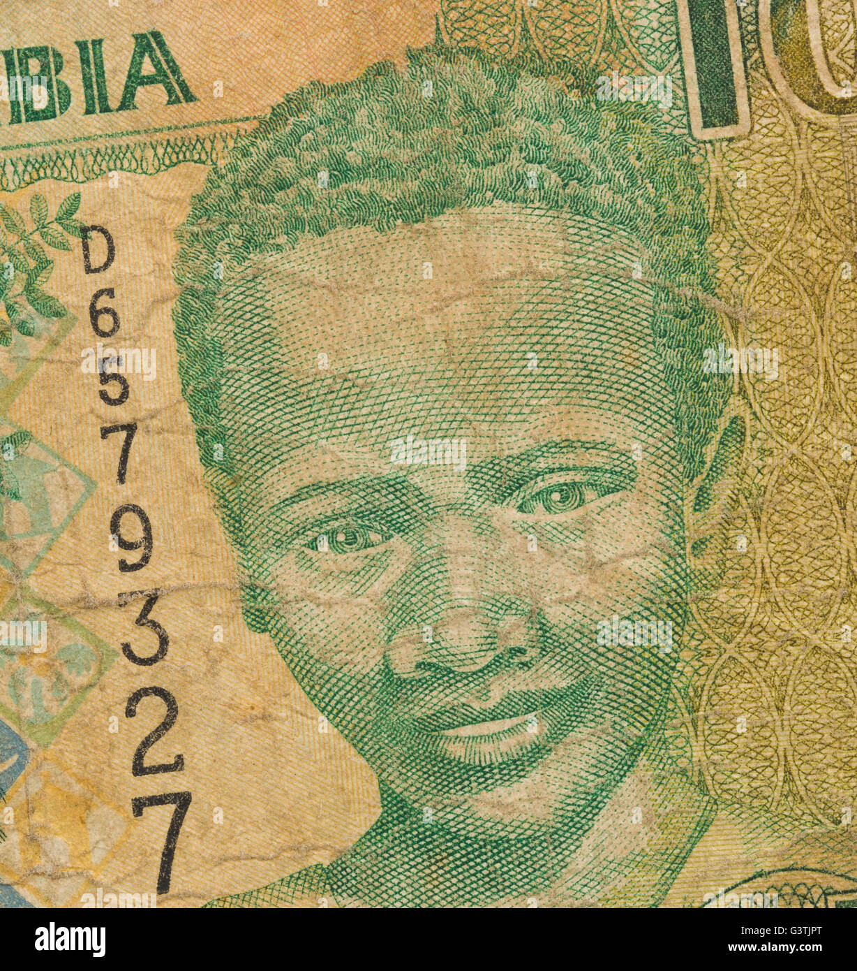 10 gambian dalasi bank note hi-res stock photography and images - Alamy