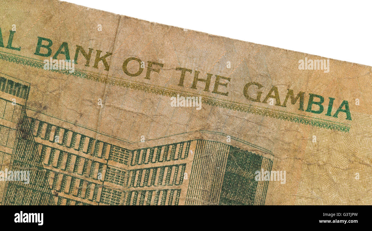 10 gambian dalasi bank note hi-res stock photography and images - Alamy