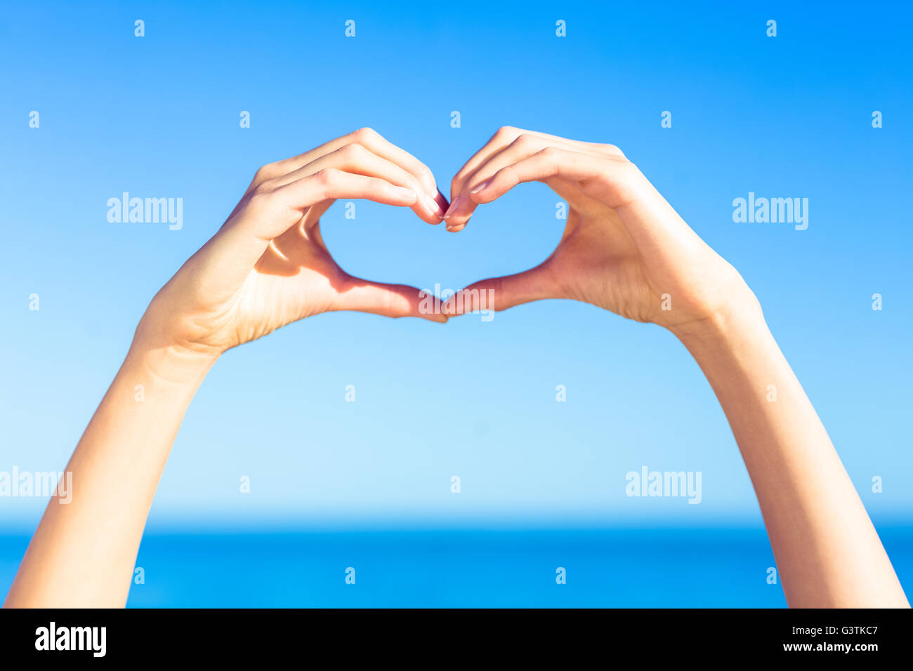 Hands heart hi-res stock photography and images - Alamy