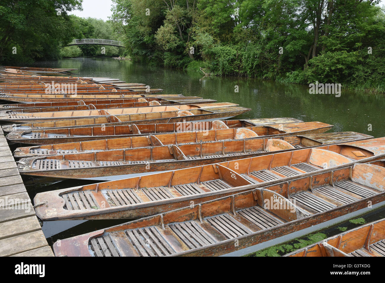 Punts on river cherwell hi-res stock photography and images - Alamy