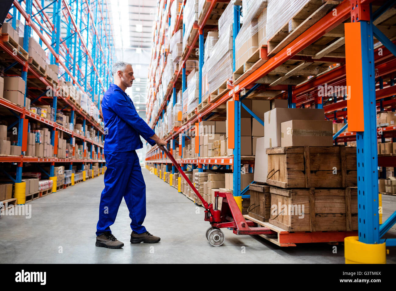 Pallet truck hi-res stock photography and images - Alamy