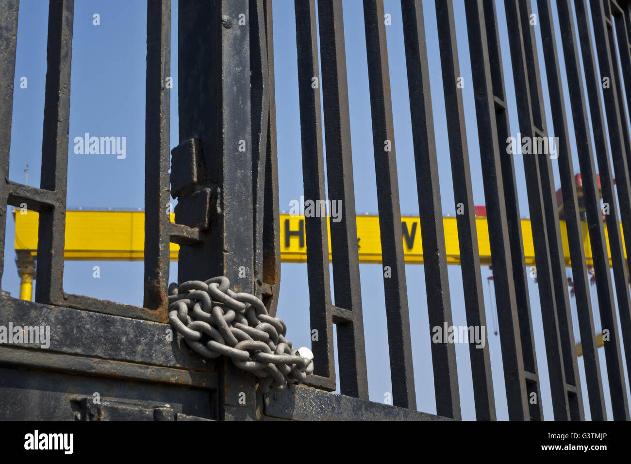 Harland & Wolff The Samson and Goliath gantry crane Belfast, Northern ...