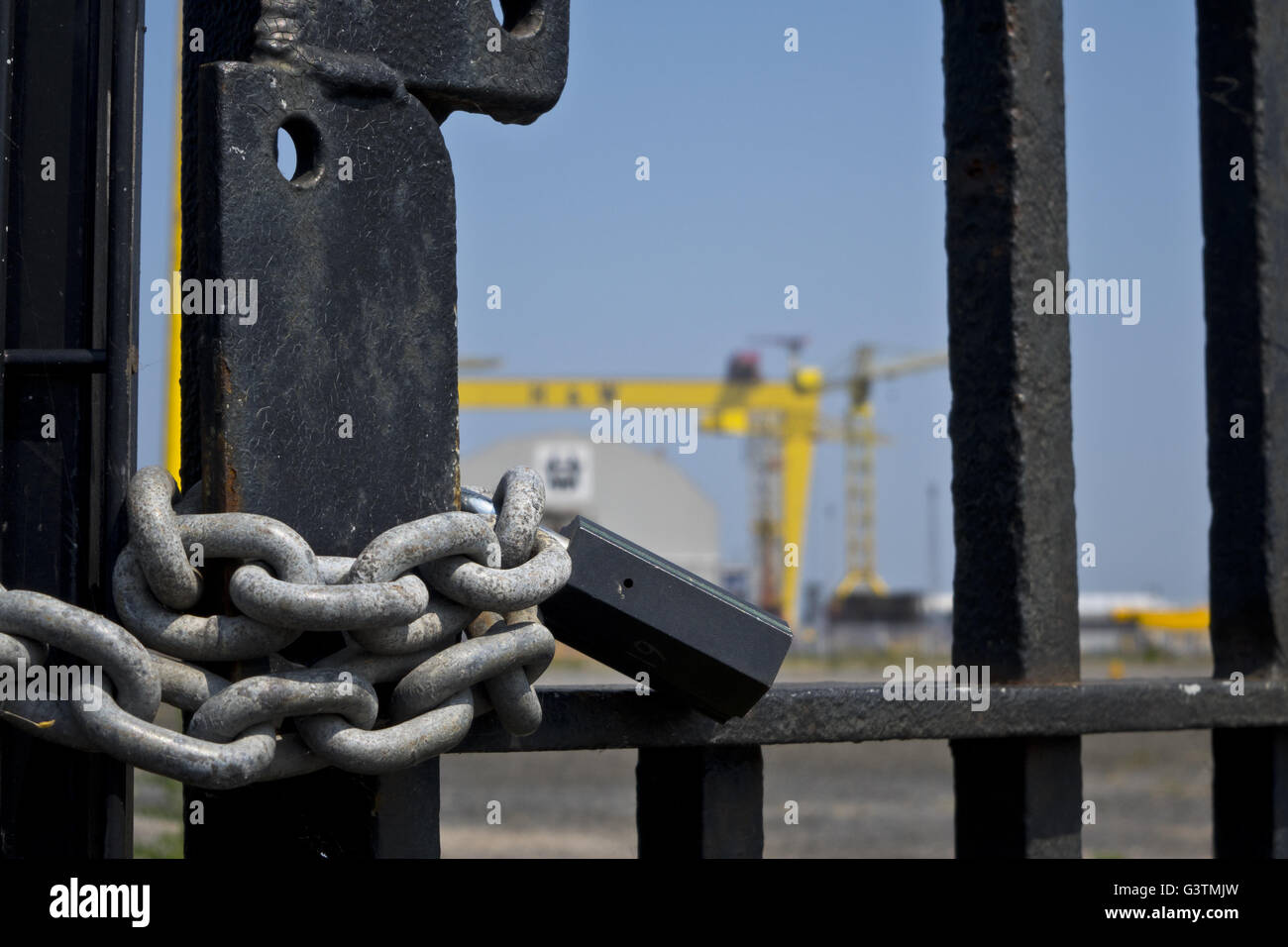 Harland & Wolff The Samson and Goliath gantry crane Belfast, Northern ...