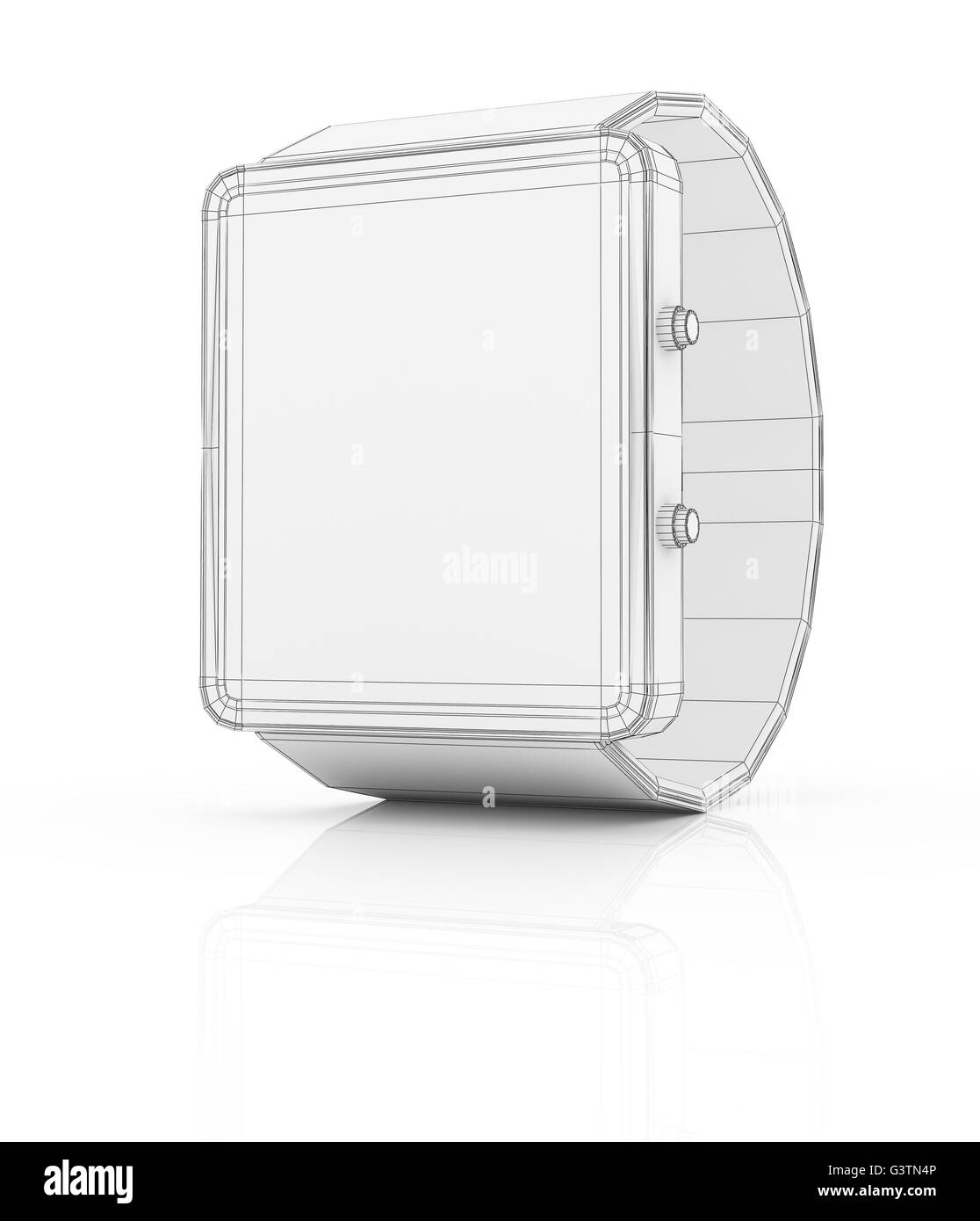 Smart watch prototype isolated on white Stock Photo - Alamy