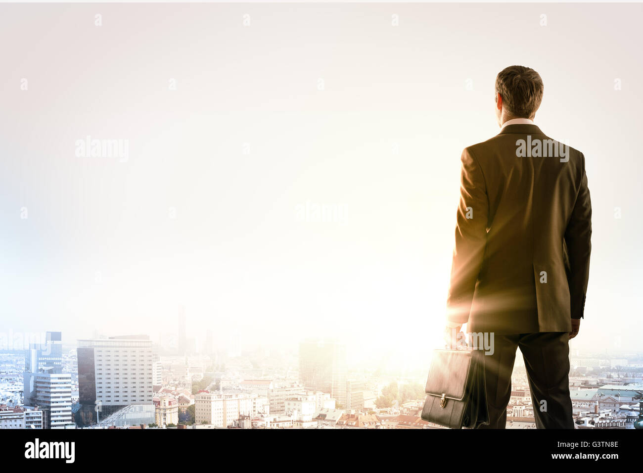 Back view businessman hi-res stock photography and images - Alamy