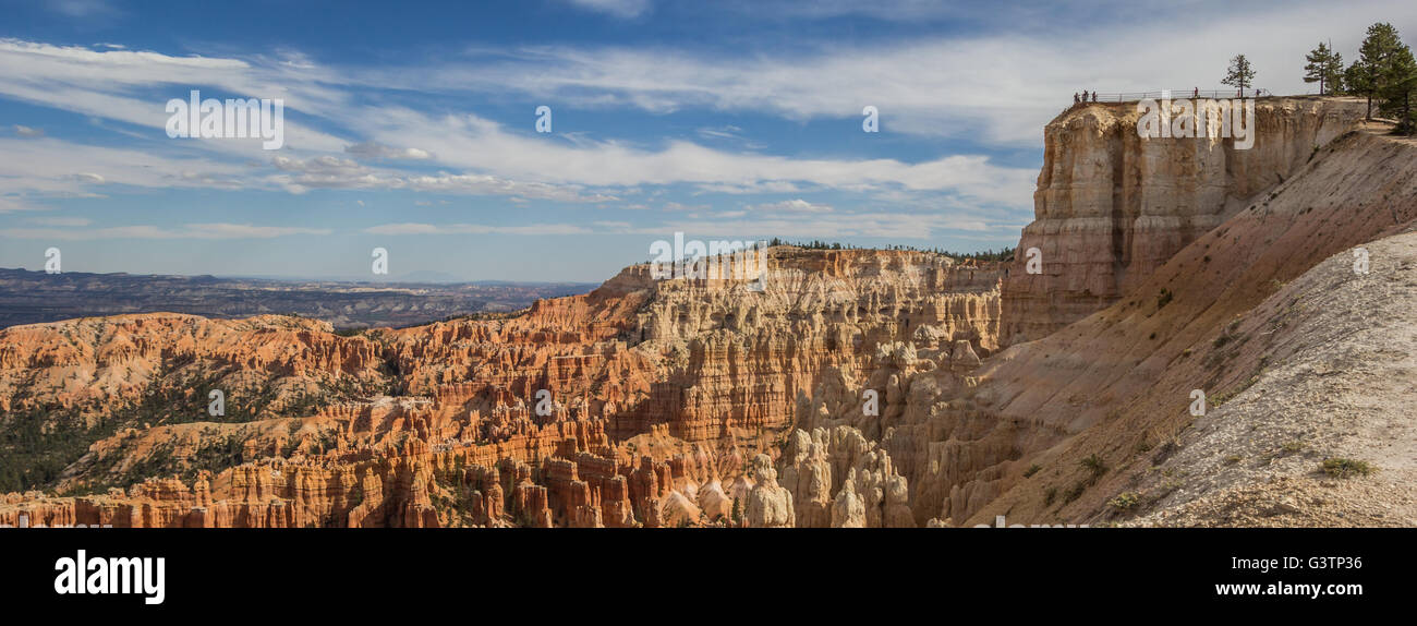 Panorama of Inspiration Point in Bryce Canyon National Park, Utah ...