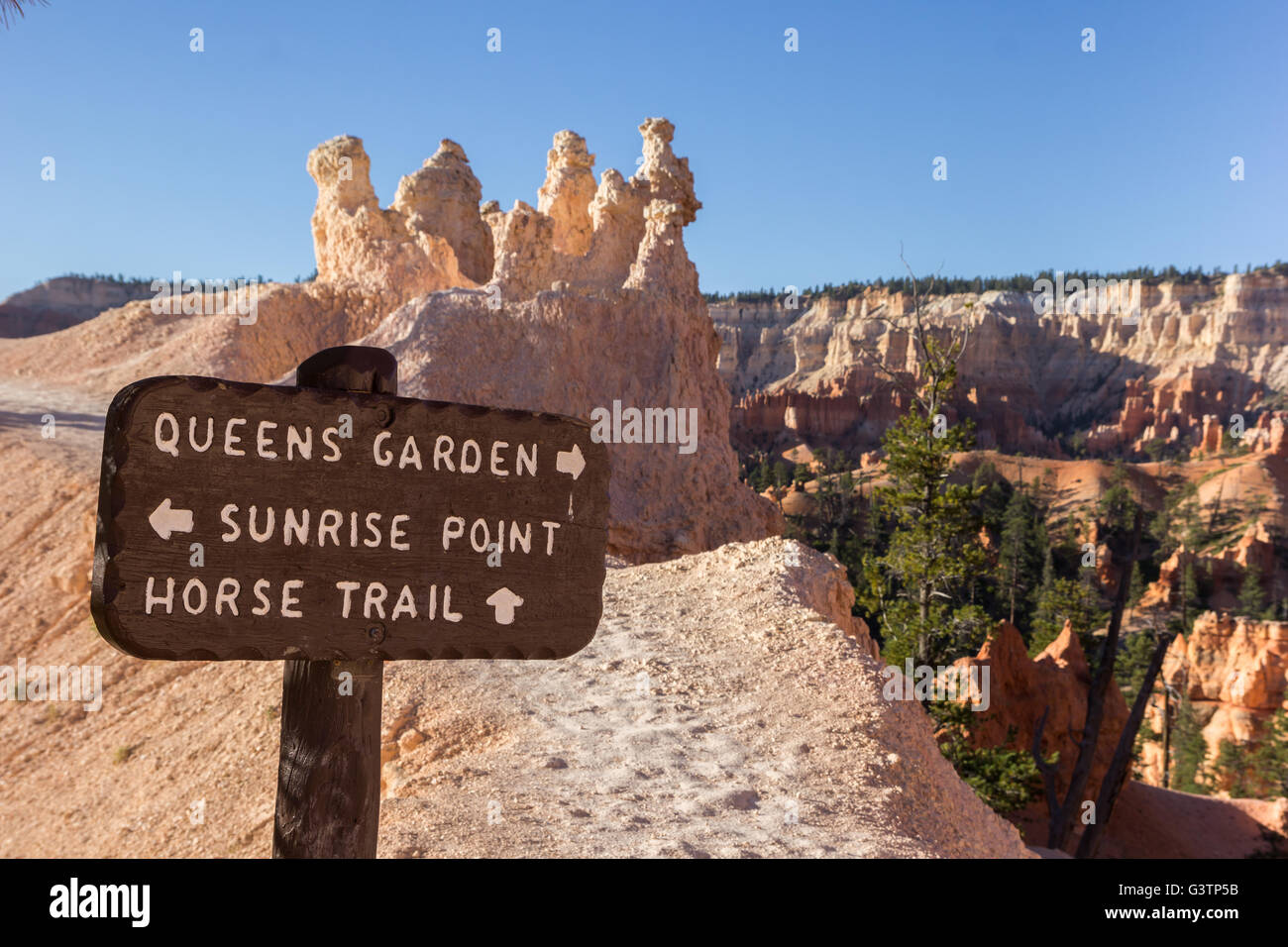 Bryce canyon national park sign hi-res stock photography and images - Alamy