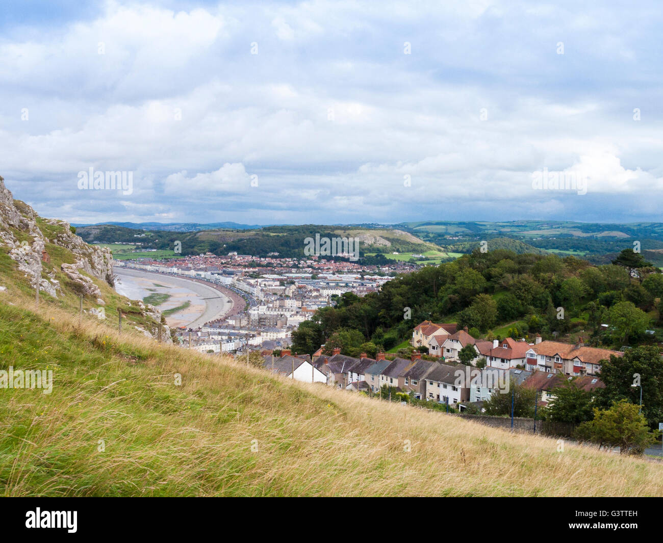 View of llandudno from great orme hi-res stock photography and images ...