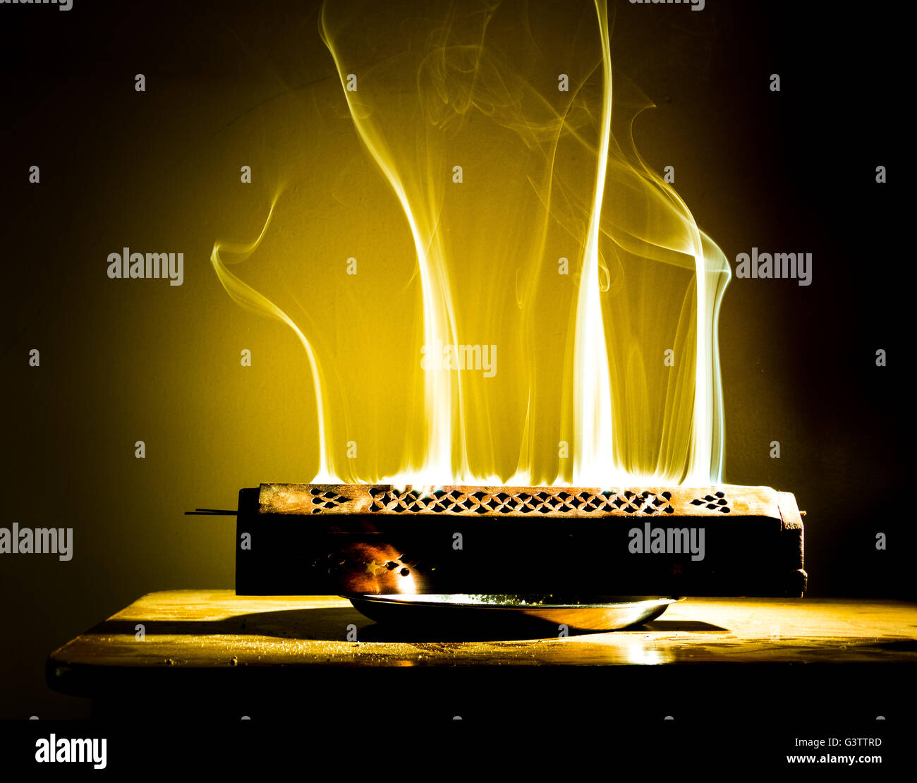 smoke to heaven Stock Photo - Alamy