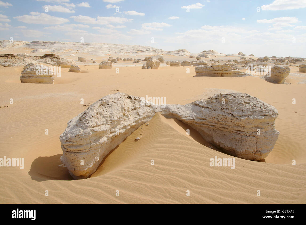rock formation in the White Desert, Egypt Stock Photo - Alamy