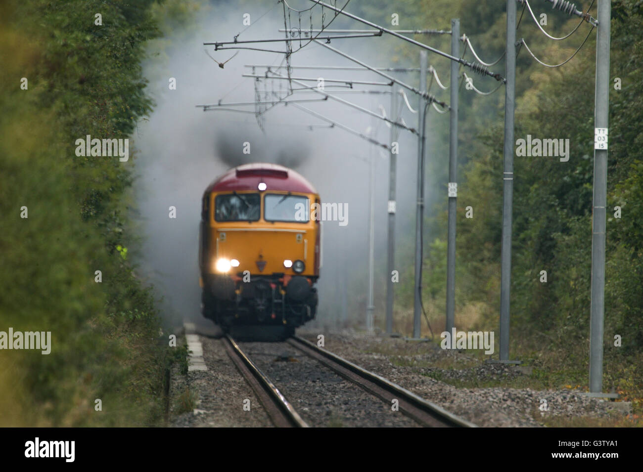 Virgin Trains Class 57 locomotive fitted with a Delner connector for ...