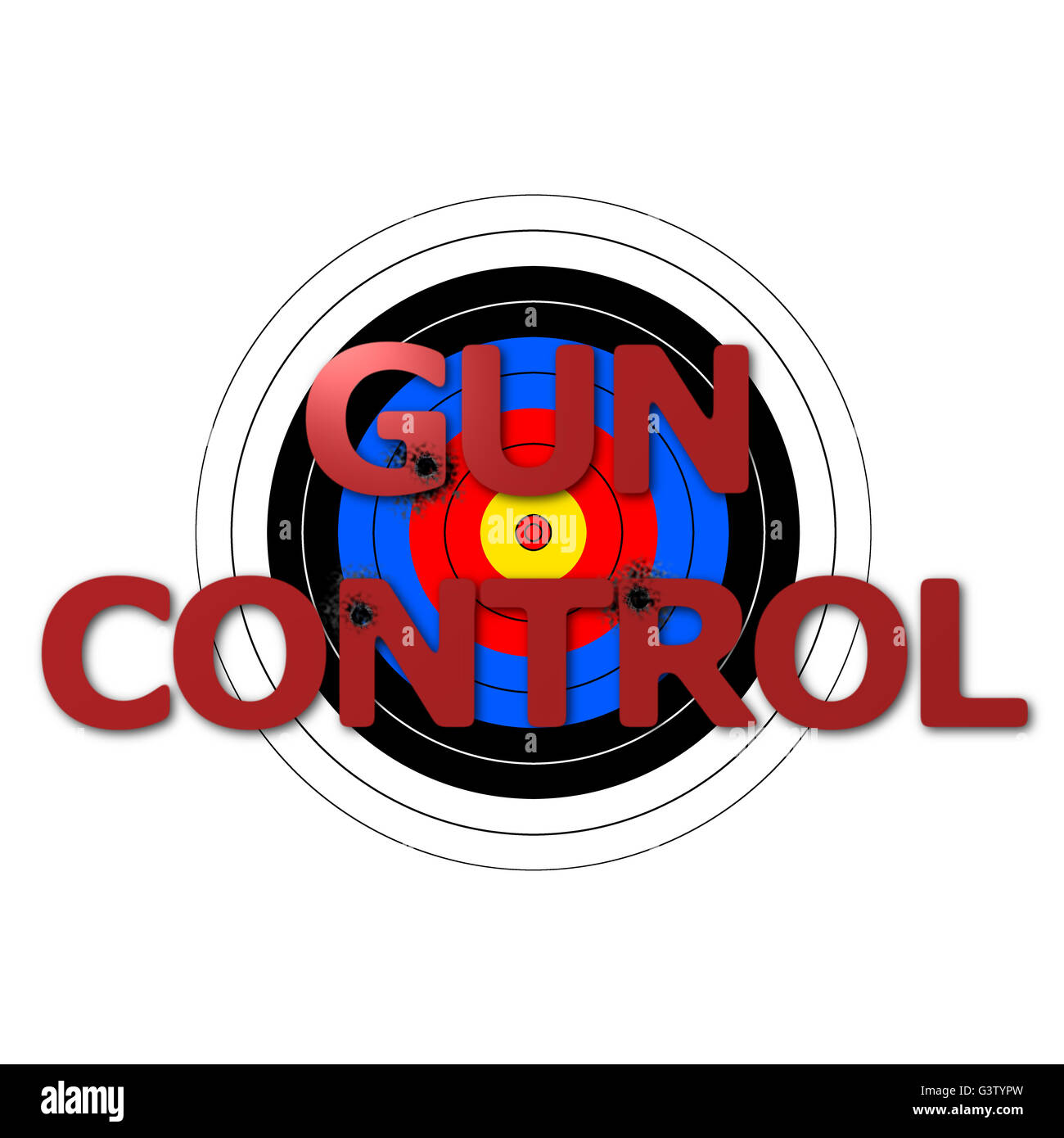 Target Gun Control Stock Photo - Alamy