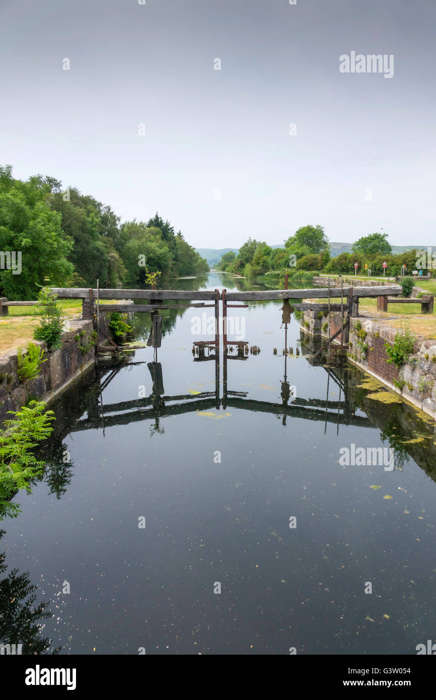 Remains of Canal gates at Canal Foot the seaward end of the historic ...