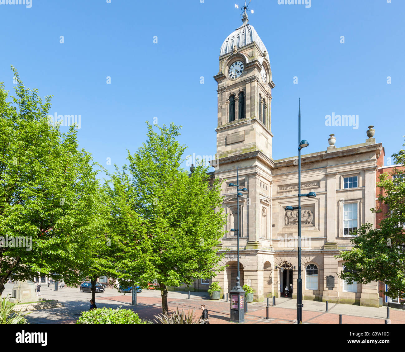 Derby Guildhall in the Market Place, Derby, England, UK Stock Photo - Alamy