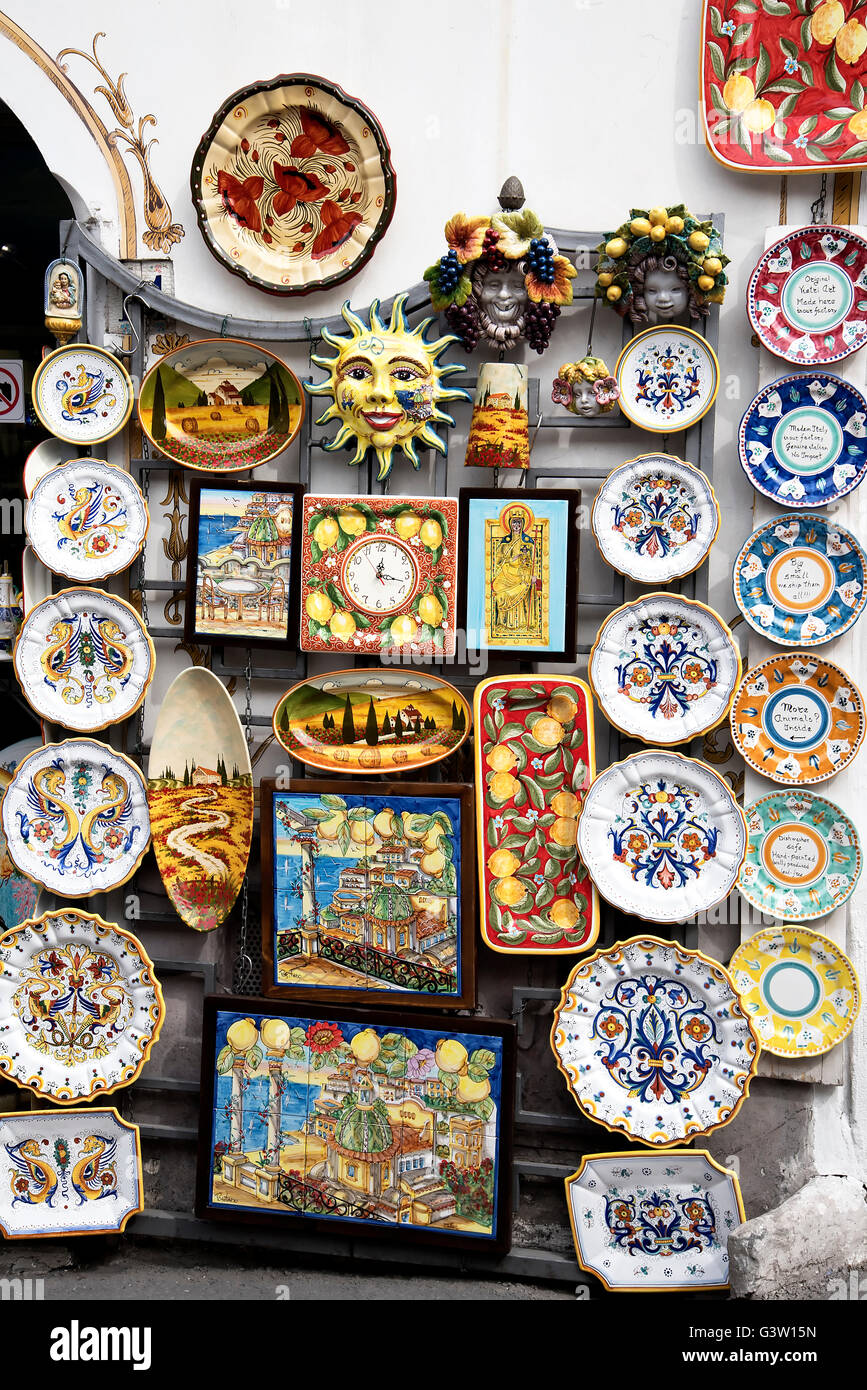 The structure of the town of Positano is very original; its buildings ...