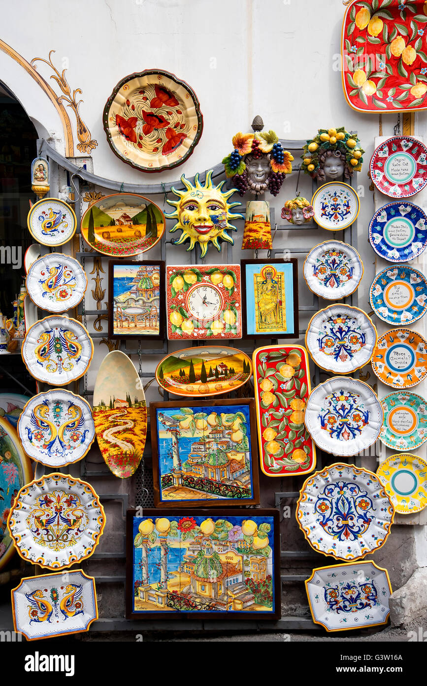 The structure of the town of Positano is very original; its buildings ...