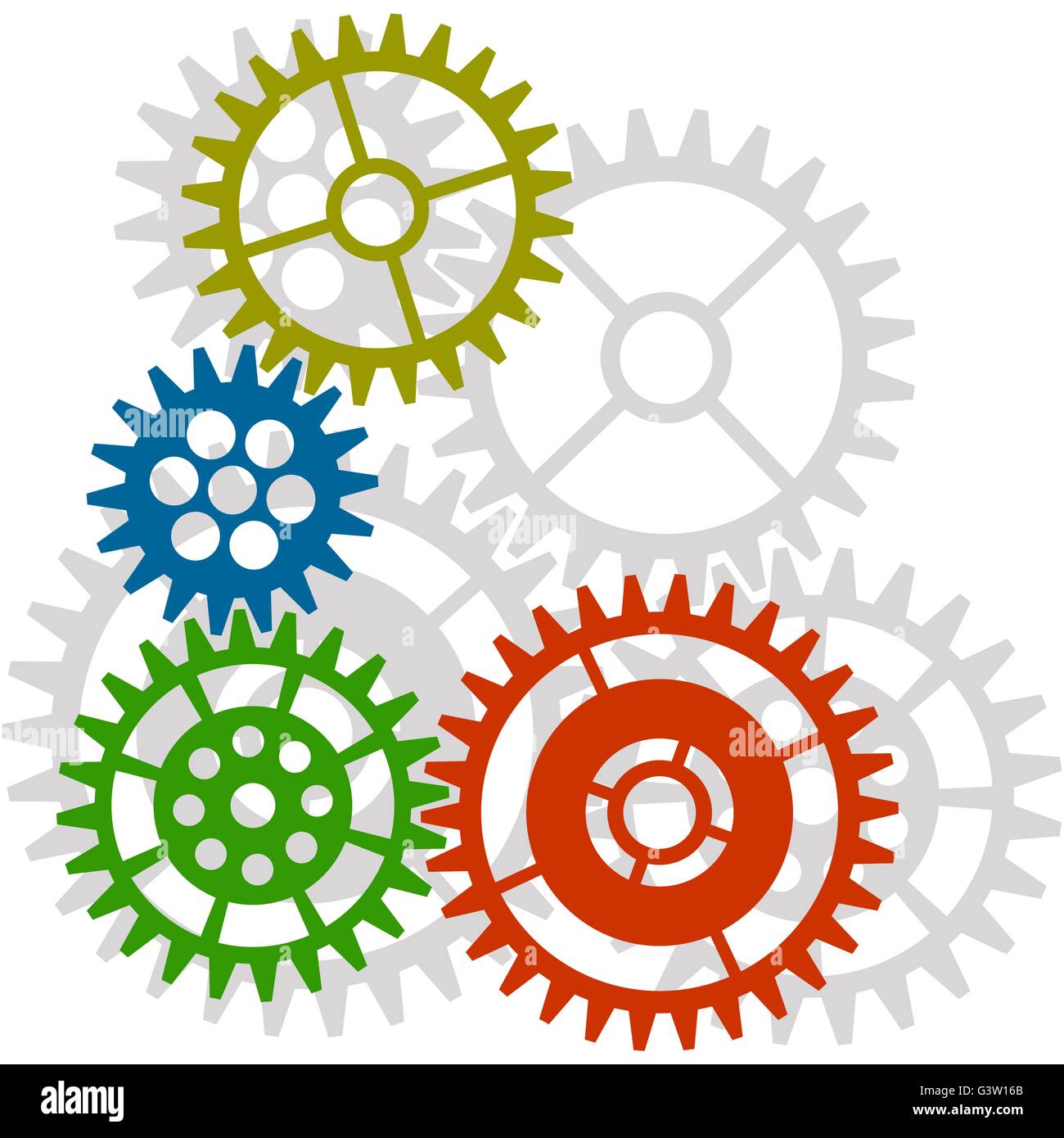Clockwork Gears Clipart