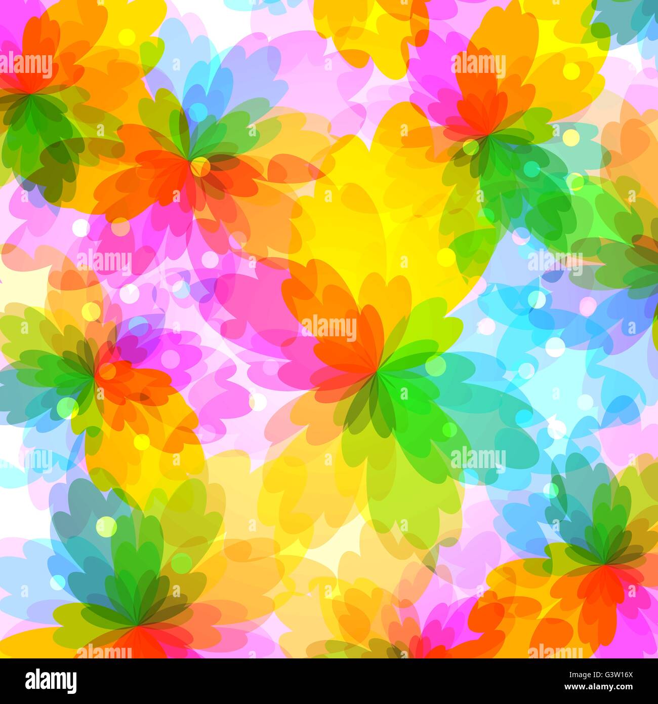 Bright colourful flower Stock Vector Images - Alamy