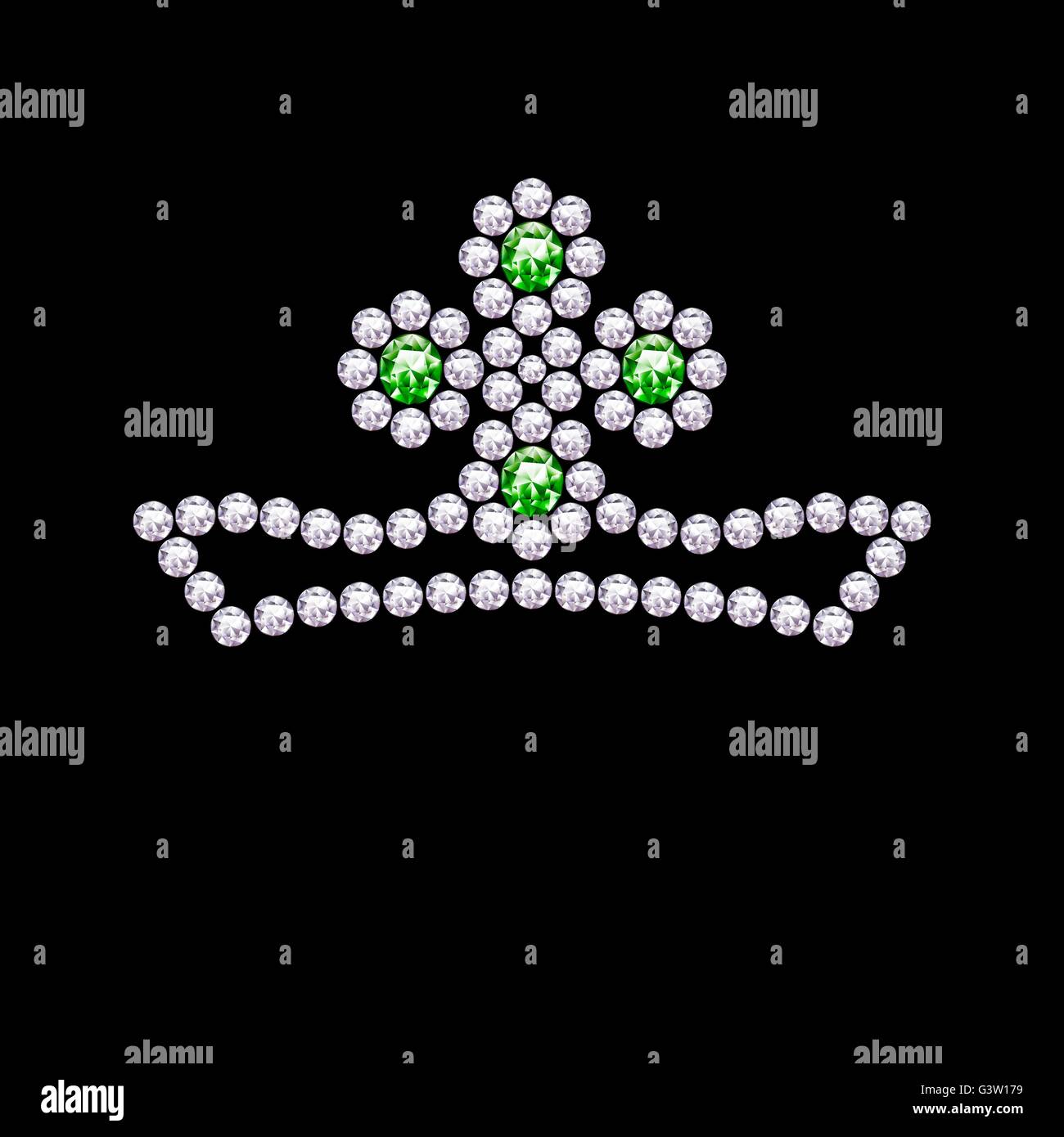 Crown insignia Stock Vector Images - Alamy