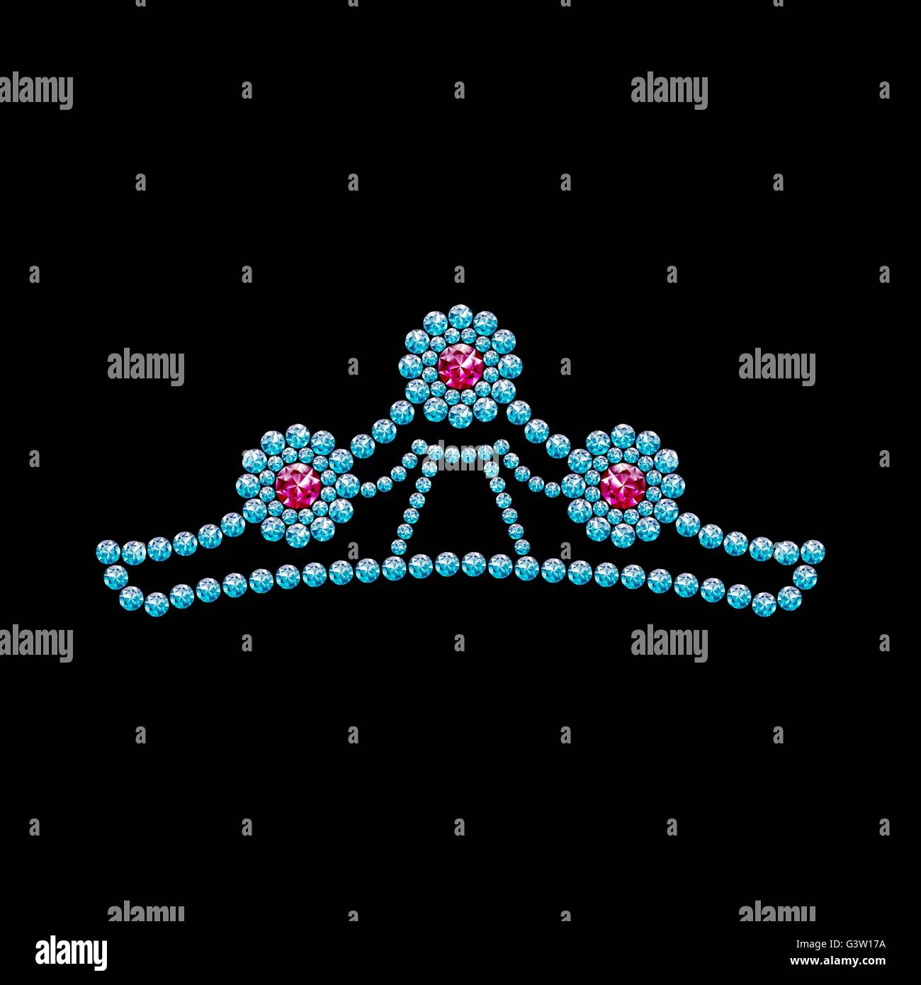 Crown insignia Stock Vector Images - Alamy