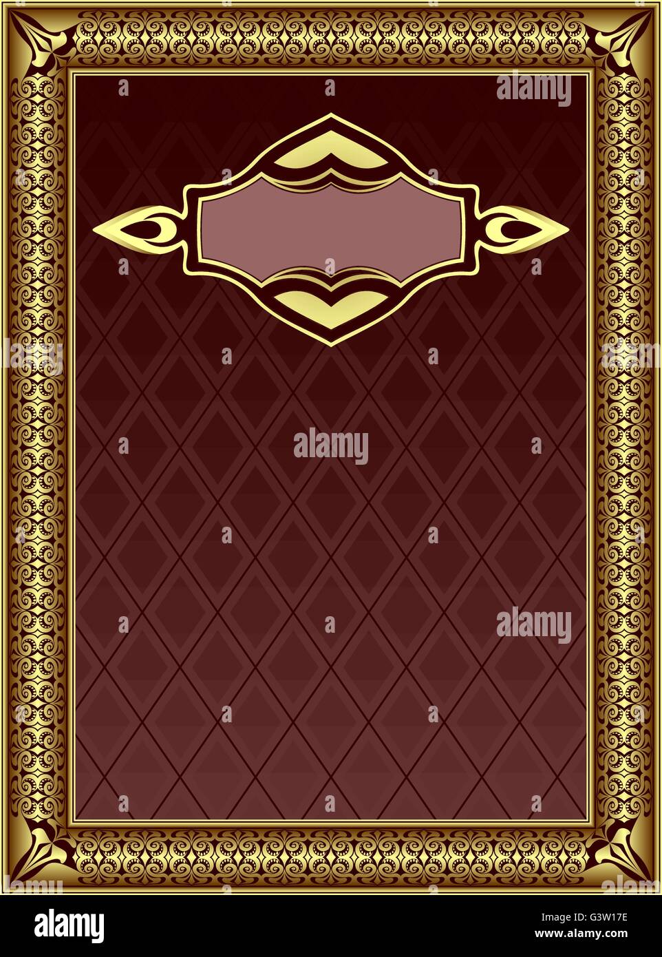 Vintage decorative frame Stock Vector Images - Alamy