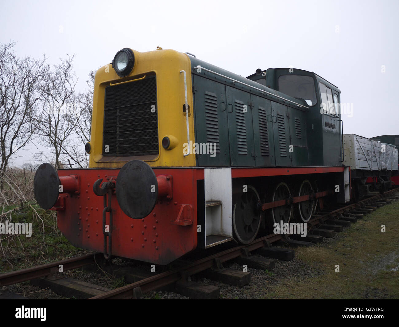Debbie a G. Bagnall 0-6-0 diesel mechanical shunter at the Lincolnshire ...