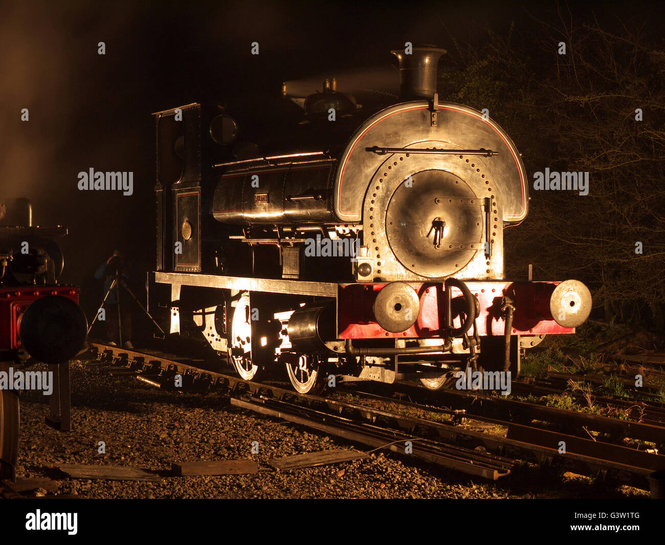 Fulstow a Peckett 0-4-0 saddle tank steam locomotive at the Lincs wolds ...