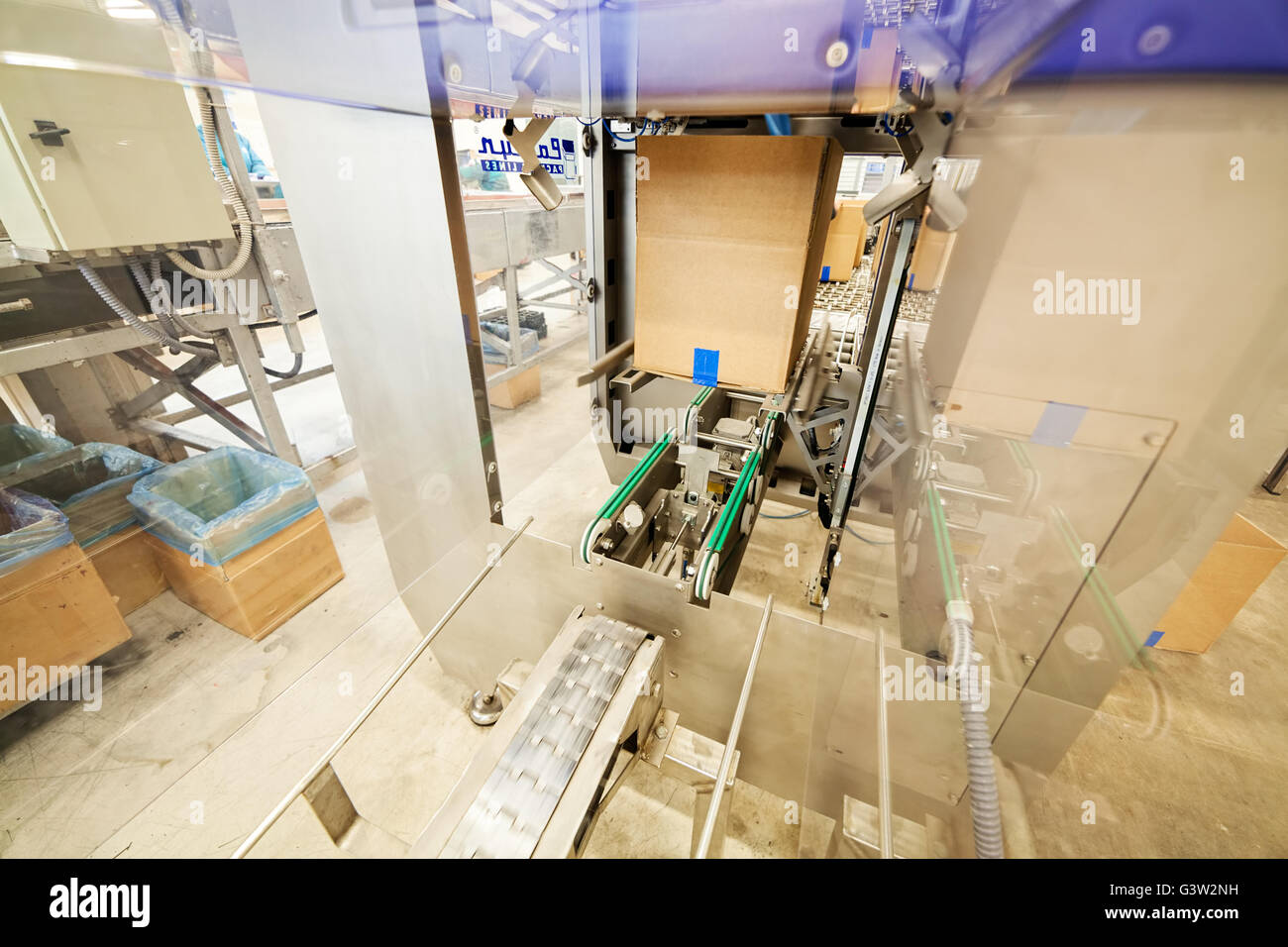 food packing and sorting industry equipment Stock Photo - Alamy