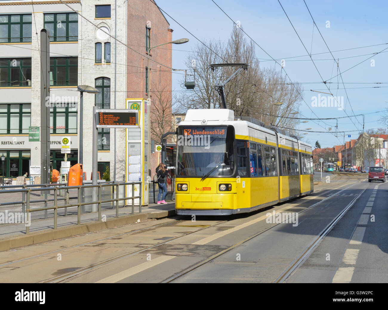 Berlin GT6N Articulated Set at South Kopernick -1 Stock Photo - Alamy