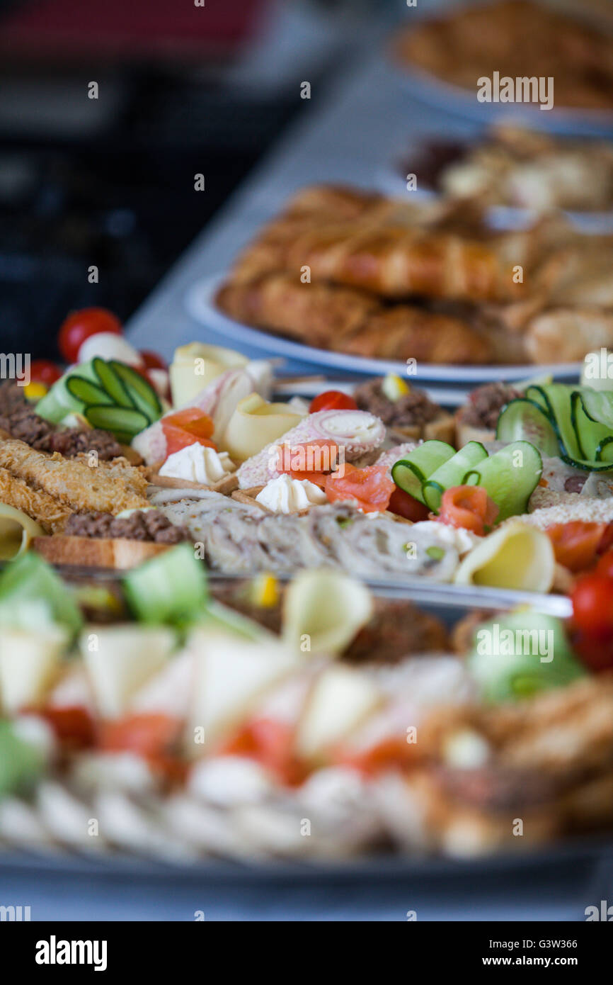 Color image of various food types in a plate Stock Photo - Alamy