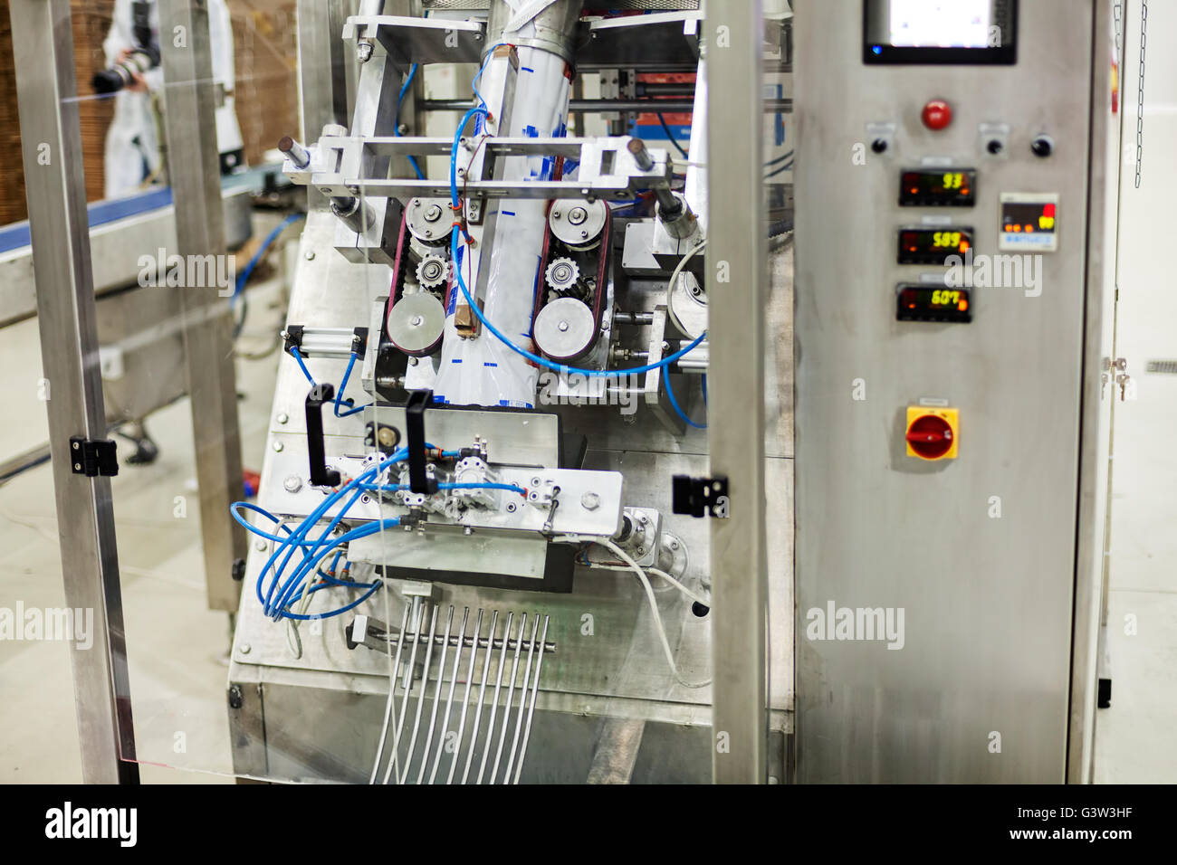 food packing and sorting industry equipment Stock Photo - Alamy