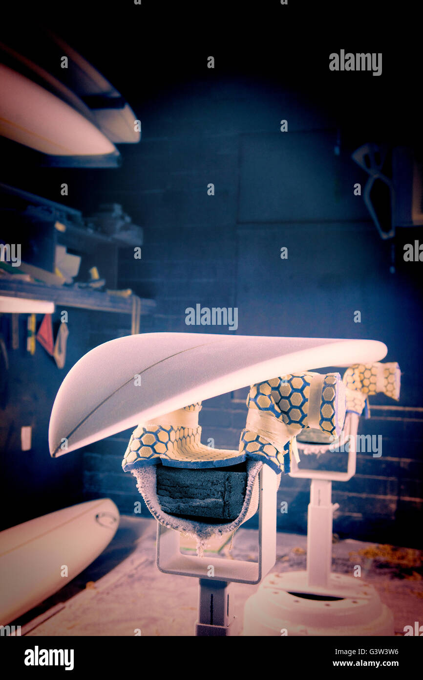 Surfboard shaping bay Stock Photo - Alamy