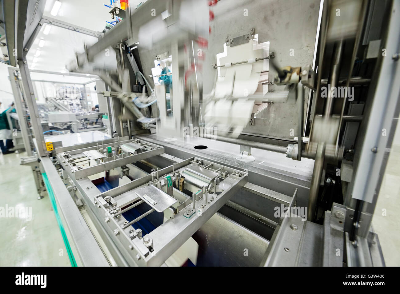 food packing and sorting industry equipment Stock Photo - Alamy